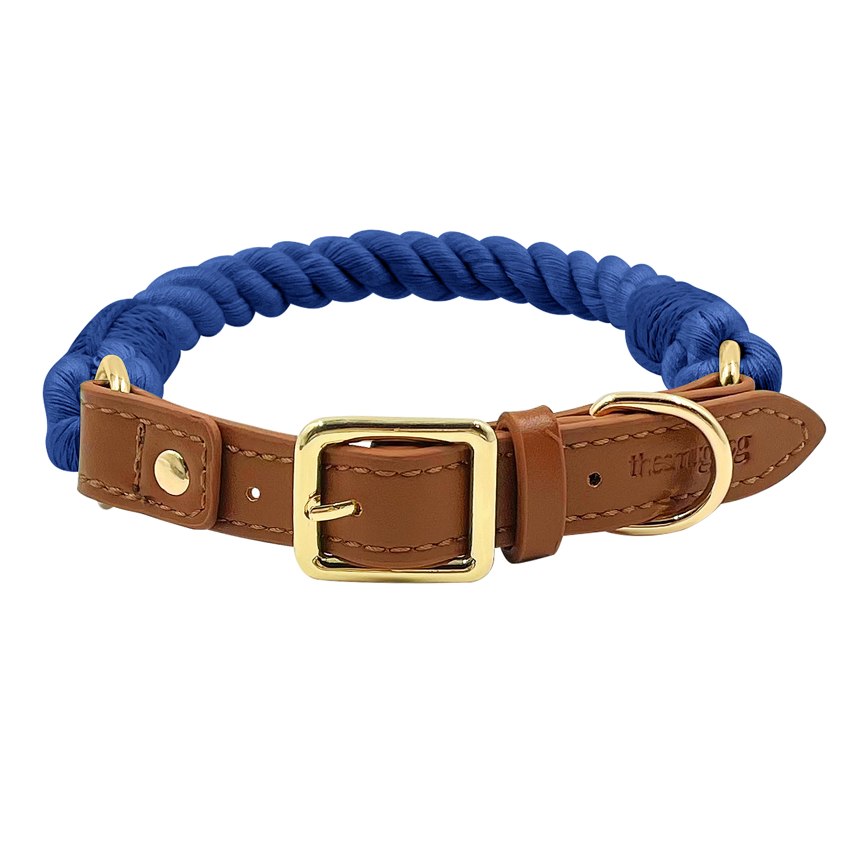 Boston Dog Collars - The Smug Dog, braided cotton collars